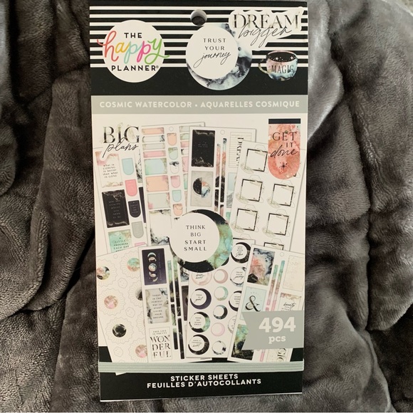 The Happy Planner | Office | Nwt Cosmic Watercolor Happy Planner ...